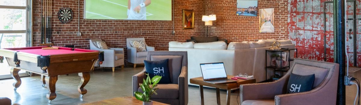 Social House: the modern cowork lounge for work days that become play ...